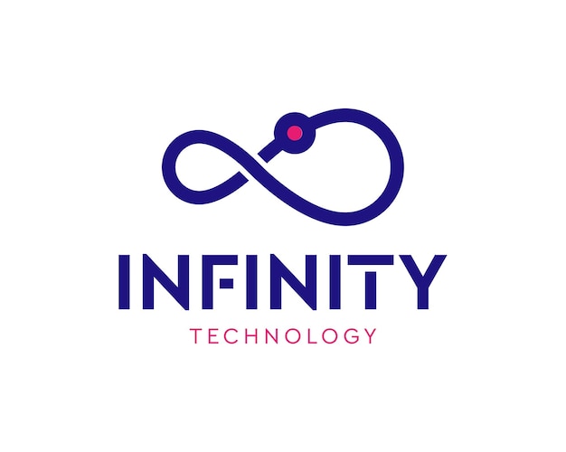 Limitless Possibilities: Infinity Symbol Technology Logo | Jiffy Designs