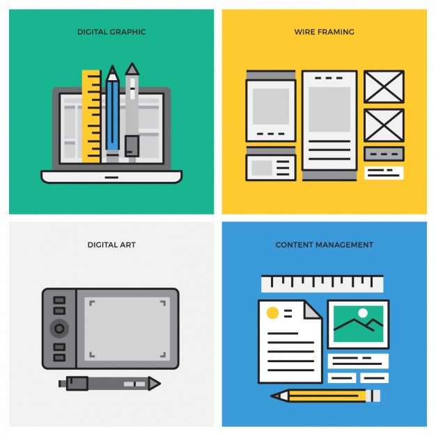 Vibrant Workspace Essentials: Digital Tools and Design Elements | Jiffy ...