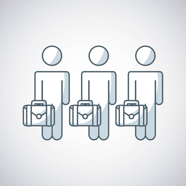 Three Stick Figures Holding Envelopes with Heart Icons | Jiffy Designs