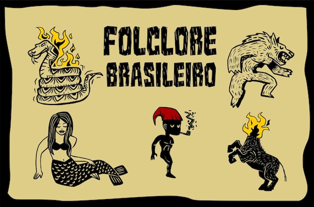 Vibrant Folklore Imagery: Mythical Creatures and Captivating Characters ...