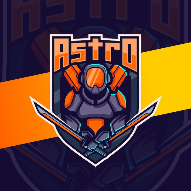 Captivating Astro Emblem: A Futuristic Sci-Fi Masterpiece | Jiffy Designs