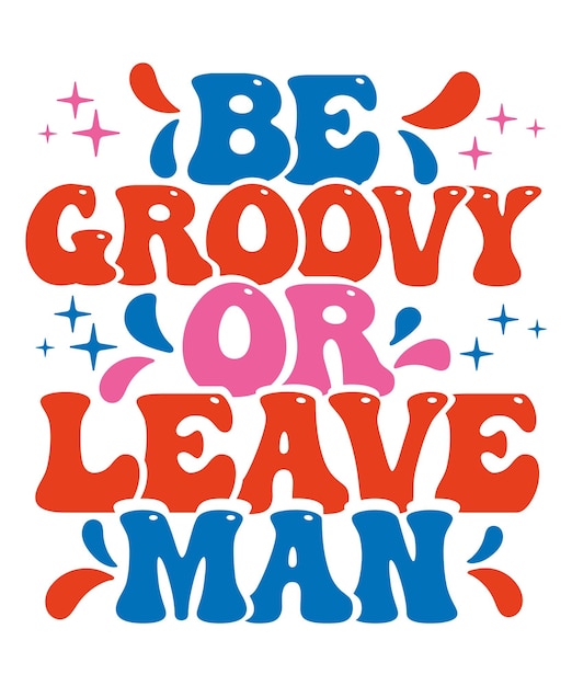 Vibrant Retro Text Art with Playful Lettering | Jiffy Designs