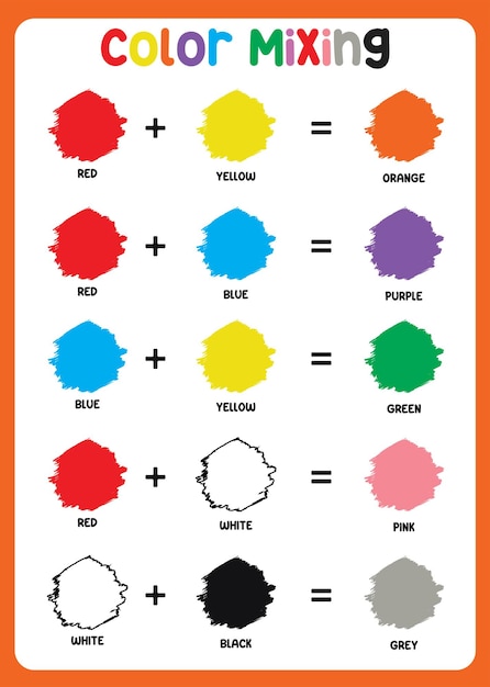 Vibrant Color Mixing Guide: Discover the Endless Possibilities | Jiffy ...