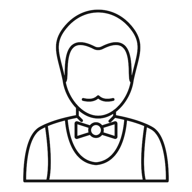 Elegant Silhouette of a Dapper Gentleman | Jiffy Designs