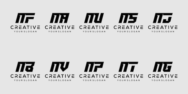 Stylized Monogram Logos with Minimalist Typographic Design | Jiffy Designs