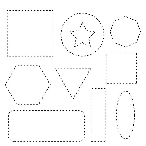Dashed Line Shape. Form | Jiffy Designs