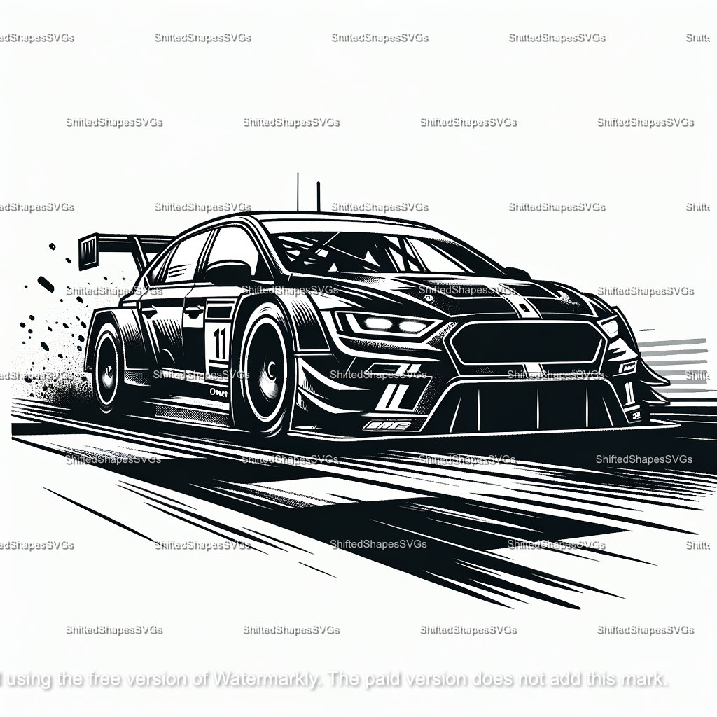 Touring Car Racing SVG bundle | Jiffy Designs