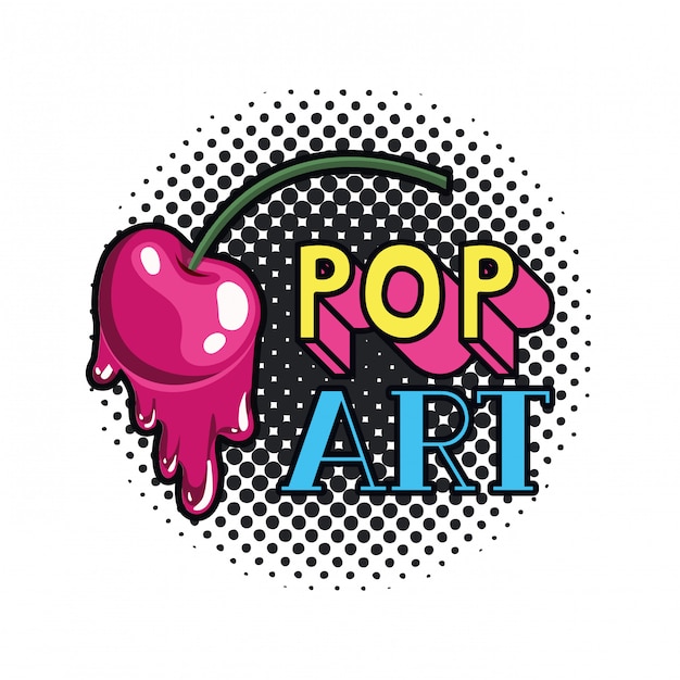 Vibrant Pop Art Design with Melting Heart | Jiffy Designs