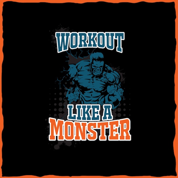 Muscular Superhero Workout Motivation with Vibrant Lettering | Jiffy ...