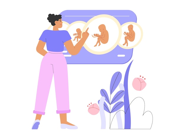 Captivating Fetal Development Illustration for Expectant Parents ...