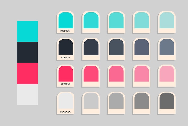 Vibrant Color Palette with Geometric Shapes and Textures | Jiffy Designs