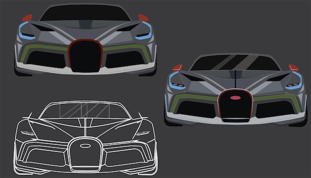 Sleek and Futuristic Bugatti Hypercar Design Concept | Jiffy Designs