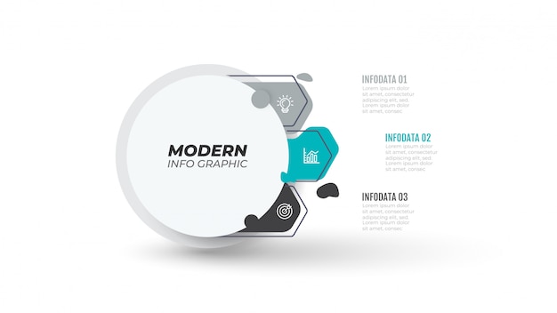 Sleek and Vibrant Modern Infographic with Geometric Shapes | Jiffy Designs