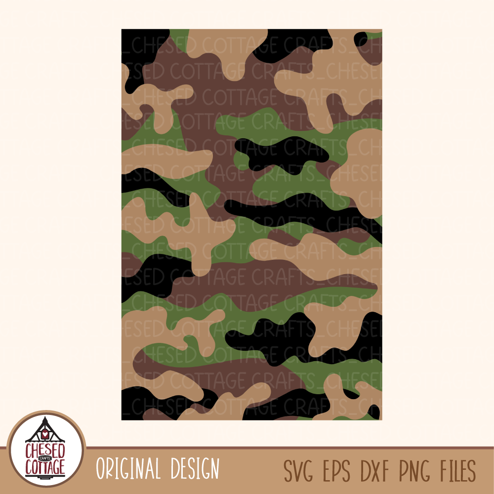 Classic Woodland Camouflage Pattern with Earthy Tones and Organic ...