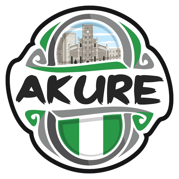 Iconic Akure City Crest with Majestic Architecture | Jiffy Designs