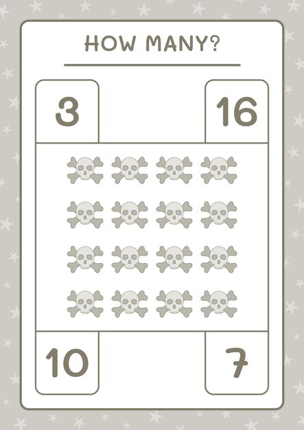 Counting Skulls: A Spooky Visual Puzzle | Jiffy Designs