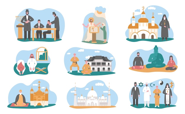 Diverse Religious and Cultural Scenes: A Vibrant Tapestry of Faiths and ...