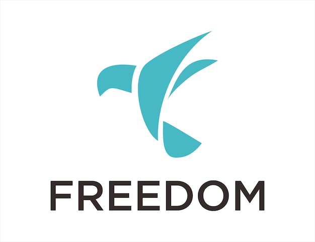 Uplifting Teal Soaring Bird Symbol for Freedom | Jiffy Designs