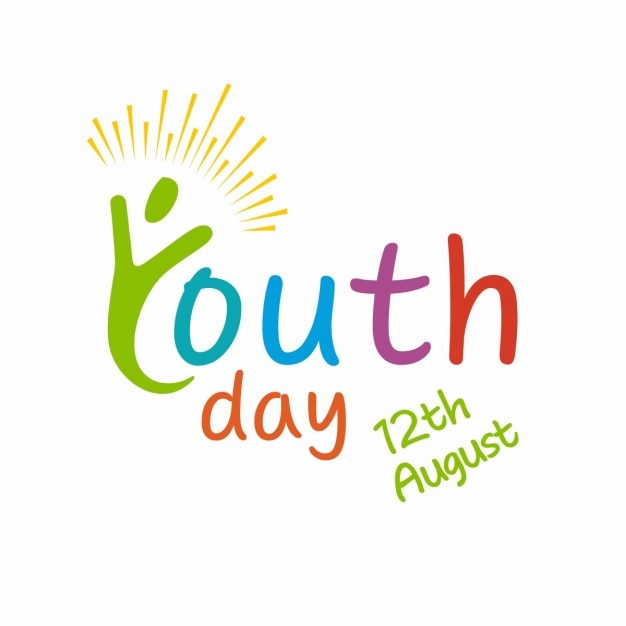 Vibrant Youth Day Celebration Design with Rising Sun Illustration ...