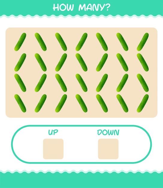 Counting Green Shapes on a Textured Background | Jiffy Designs
