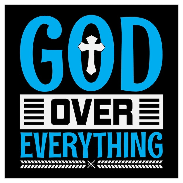 Powerful Christian Slogan with Bold Typography and Cross Symbol | Jiffy ...