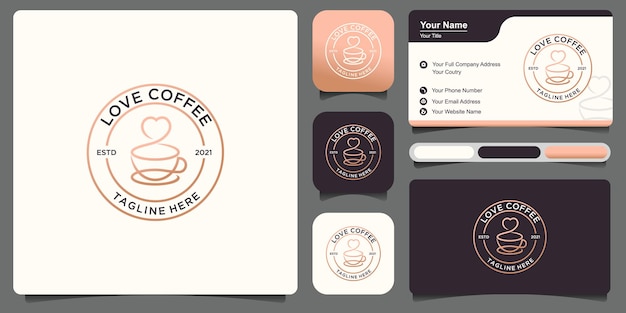 Elegant Coffee Shop Logo and Branding Collection | Jiffy Designs