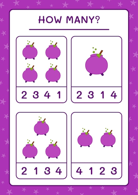 Counting Cute Purple Monsters in Whimsical Illustration | Jiffy Designs