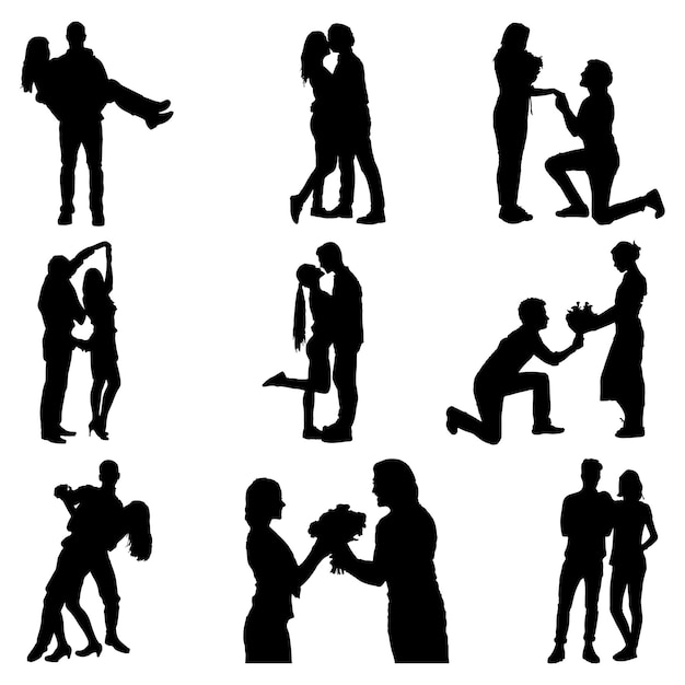 Intimate Silhouettes: Tender Moments Between Loving Couples | Jiffy Designs