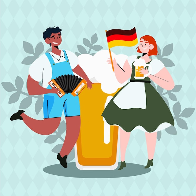 Vibrant German Folk Dance Celebration | Jiffy Designs