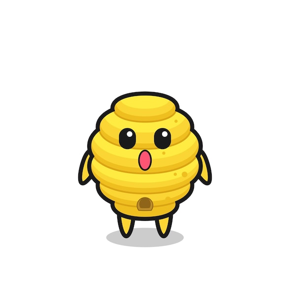 Cute and Cheerful Beehive Character Illustration | Jiffy Designs