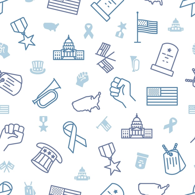 Patriotic American Symbols and Icons Collection | Jiffy Designs
