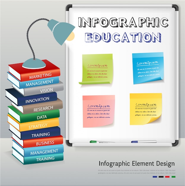 Colorful Infographic Elements Showcasing Educational Concepts | Jiffy ...