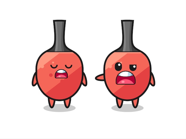 Adorable Cartoon Ping Pong Paddle Characters Collection | Jiffy Designs