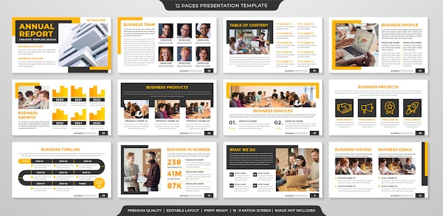 Comprehensive Annual Business Report with Infographic Visuals | Jiffy ...