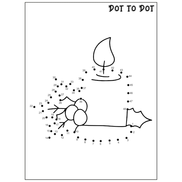 Whimsical Dot-to-Dot Illustration of Playful Campfire Scene | Jiffy Designs