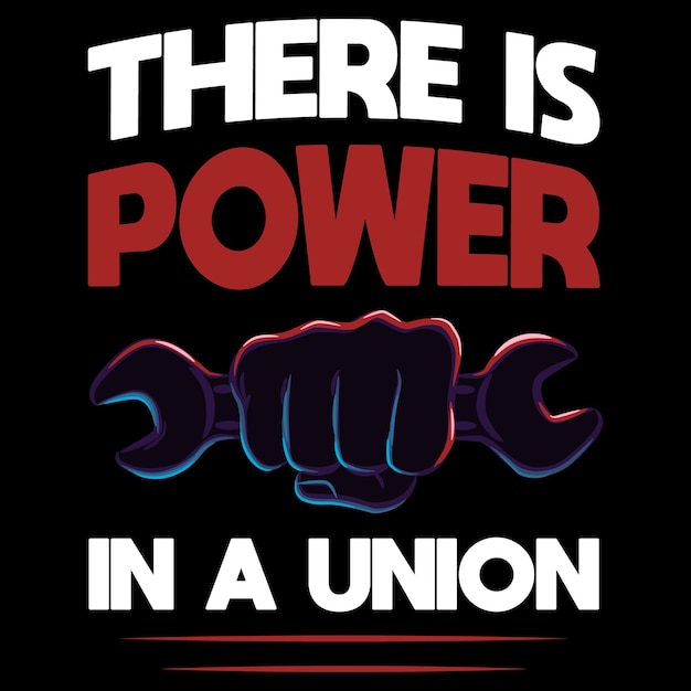 Powerful Union Emblem with Bold Typographic Message | Jiffy Designs