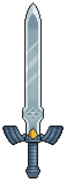 Majestic Pixel Sword: A Striking Weapon of Pixels | Jiffy Designs