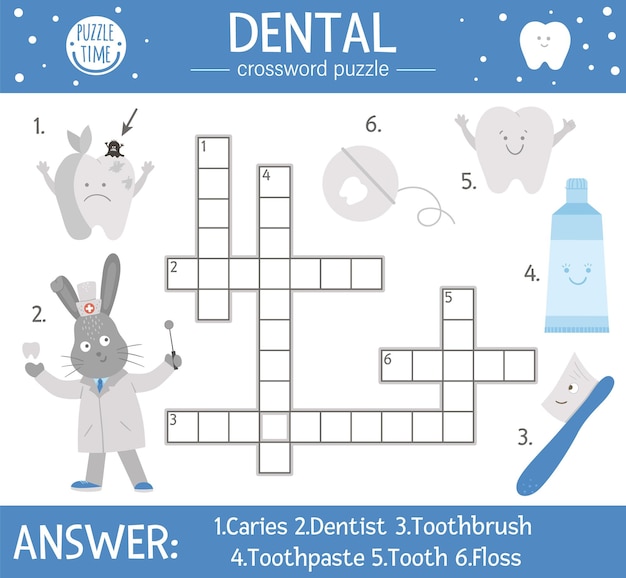 Dental Crossword Puzzle: Uncover Dental Essentials | Jiffy Designs