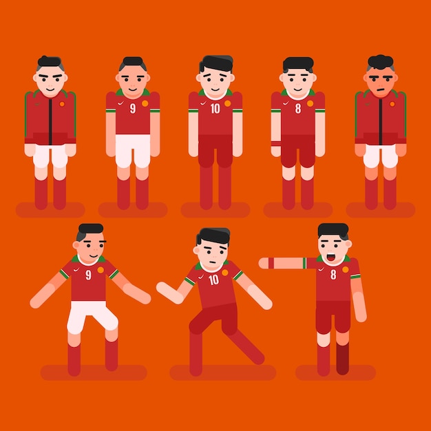 Vibrant Collection of Stylized Sports Mascot Figures | Jiffy Designs