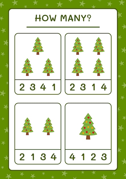 Counting Christmas Trees: A Festive Visual Puzzle | Jiffy Designs