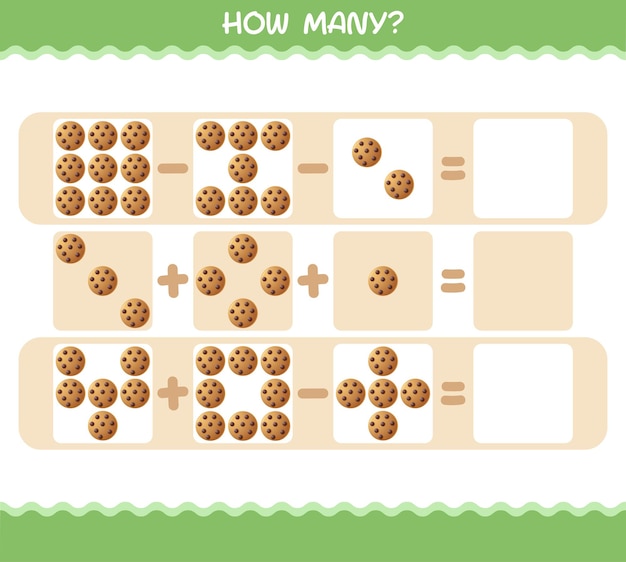 Counting Delicious Cookie Treats in Playful Math Puzzle | Jiffy Designs