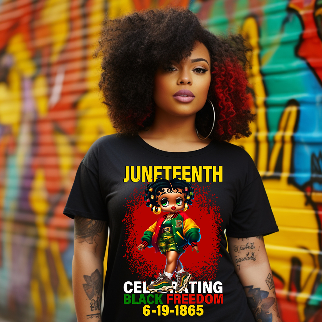 'Juneteenth' Celebrating Freedom Vibrant Afrocentric Design with ...