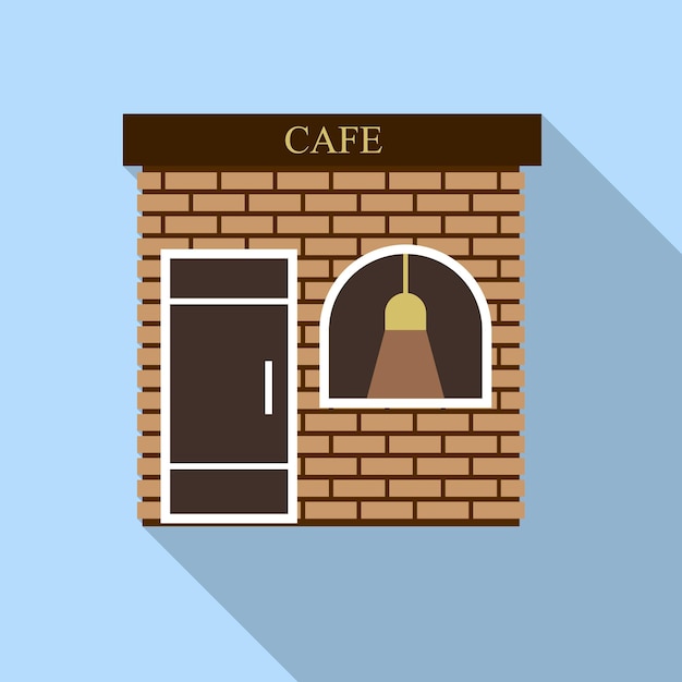 Charming Brick Cafe with Arched Entrance and Signage | Jiffy Designs