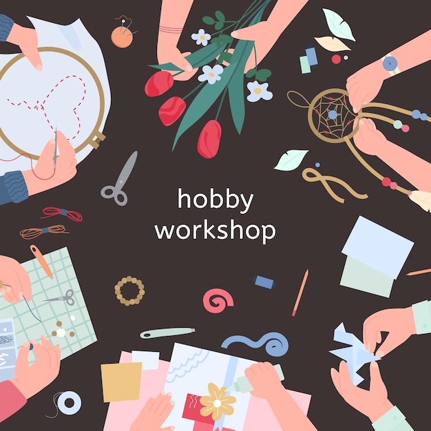 Vibrant Hands Crafting Hobbies: Sewing, Flowers, Stationery | Jiffy Designs