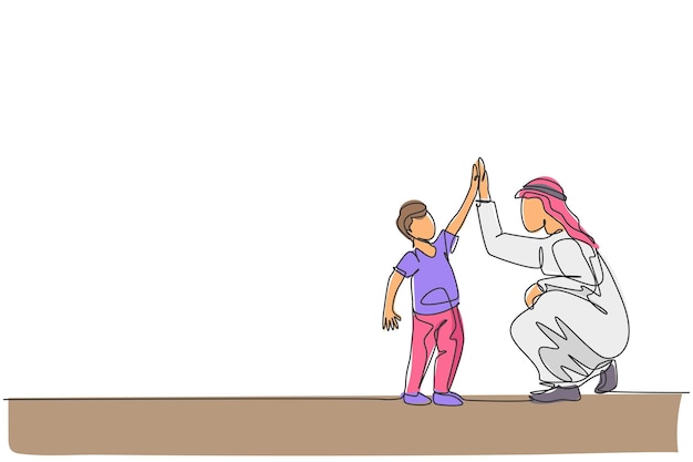 Caring Doctor Gives High-Five to Smiling Child Patient | Jiffy Designs