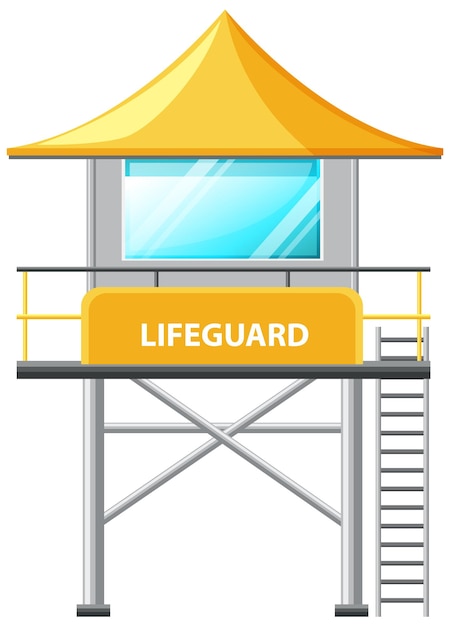 Vibrant Lifeguard Tower with Canopy Shelter | Jiffy Designs