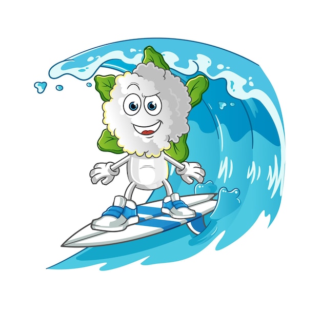 Cheerful Sheep Surfs Crashing Wave in Vibrant Seascape | Jiffy Designs