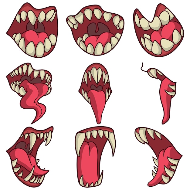 Ferocious Fangs: A Monstrous Display of Razor-Sharp Teeth | Jiffy Designs