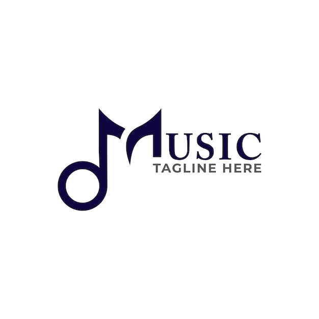 Captivating Musical Note Logo with Elegant Tagline | Jiffy Designs