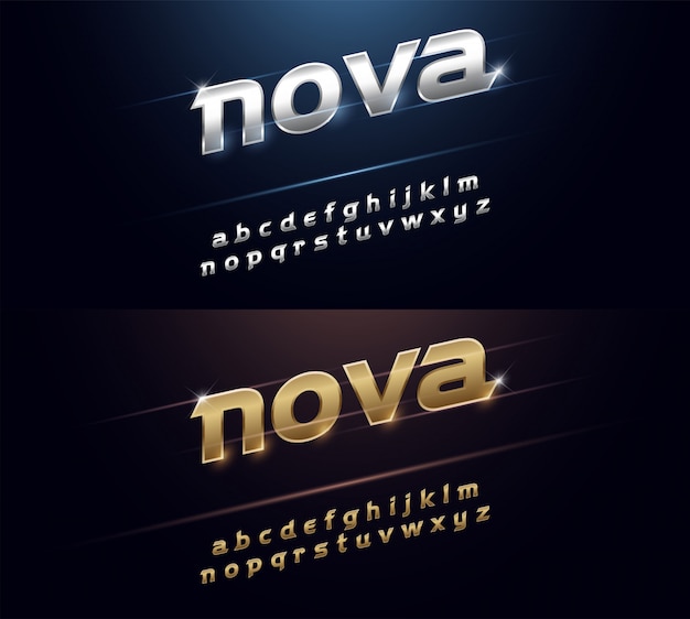 Sleek and Modern Nova Typography Logo Design | Jiffy Designs